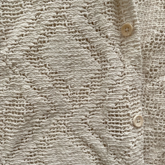 Zara | Shirts | Zara Crochet Textured Shirt | Poshmark